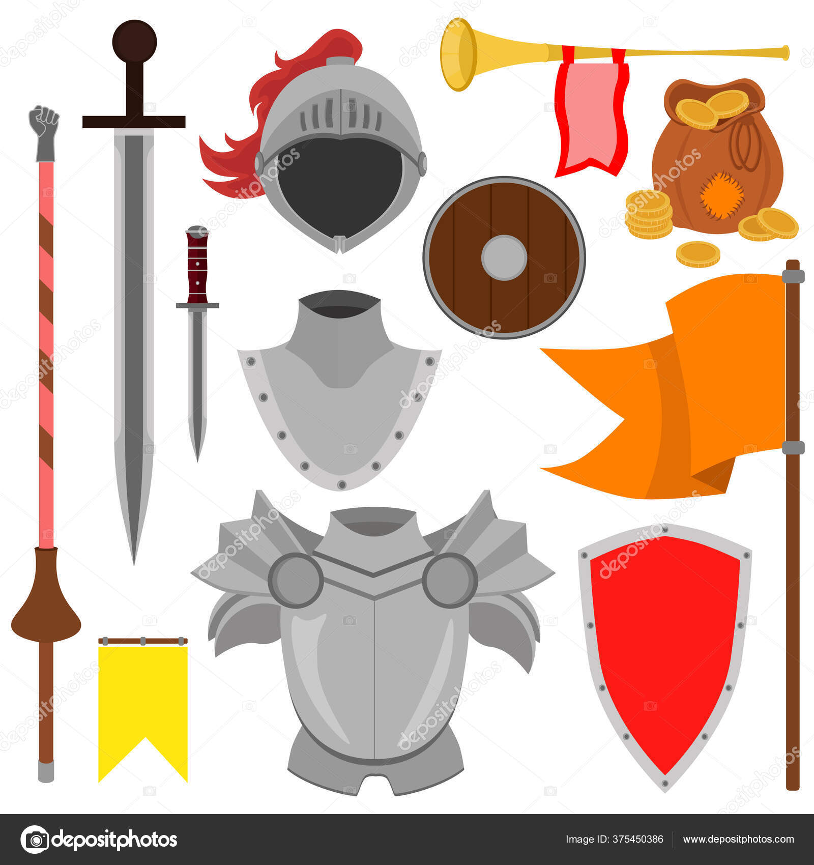 Knight Armor Cartoon