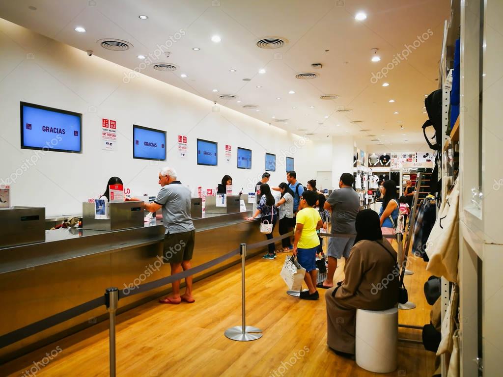 Inside Of Uniqlo Store. Uniqlo Co., Ltd. – Stock Editorial Photo ...
