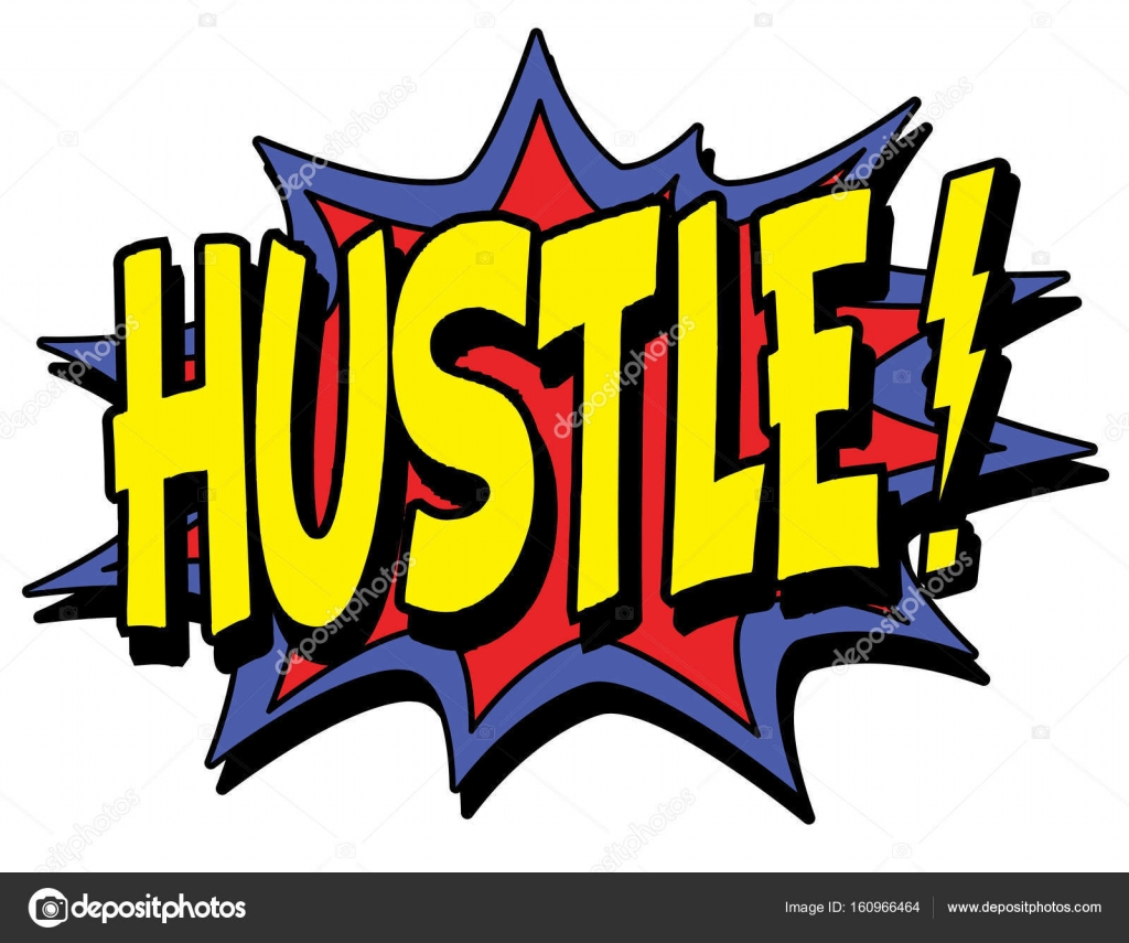 Comic explosion hustle Stock Vector Image by ©scotferdon #160966464