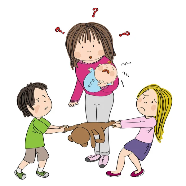 20,813,211 Siblings fighting Stock Illustrations | Depositphotos