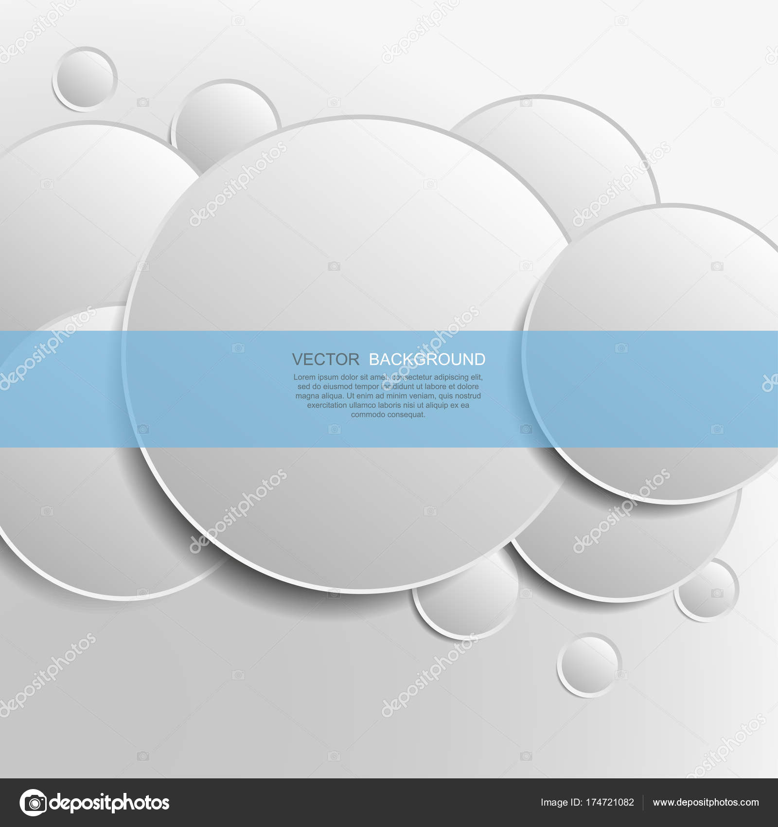 Paper circle background Stock Vector by ©TanyaSun 174721082