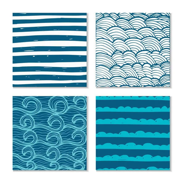 Abstract hand-drawn wave patterns. Stock Vector Image by ©TanyaSun ...