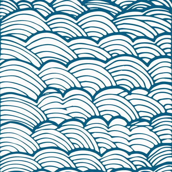 Abstract hand-drawn wave patterns. Stock Vector Image by ©TanyaSun ...