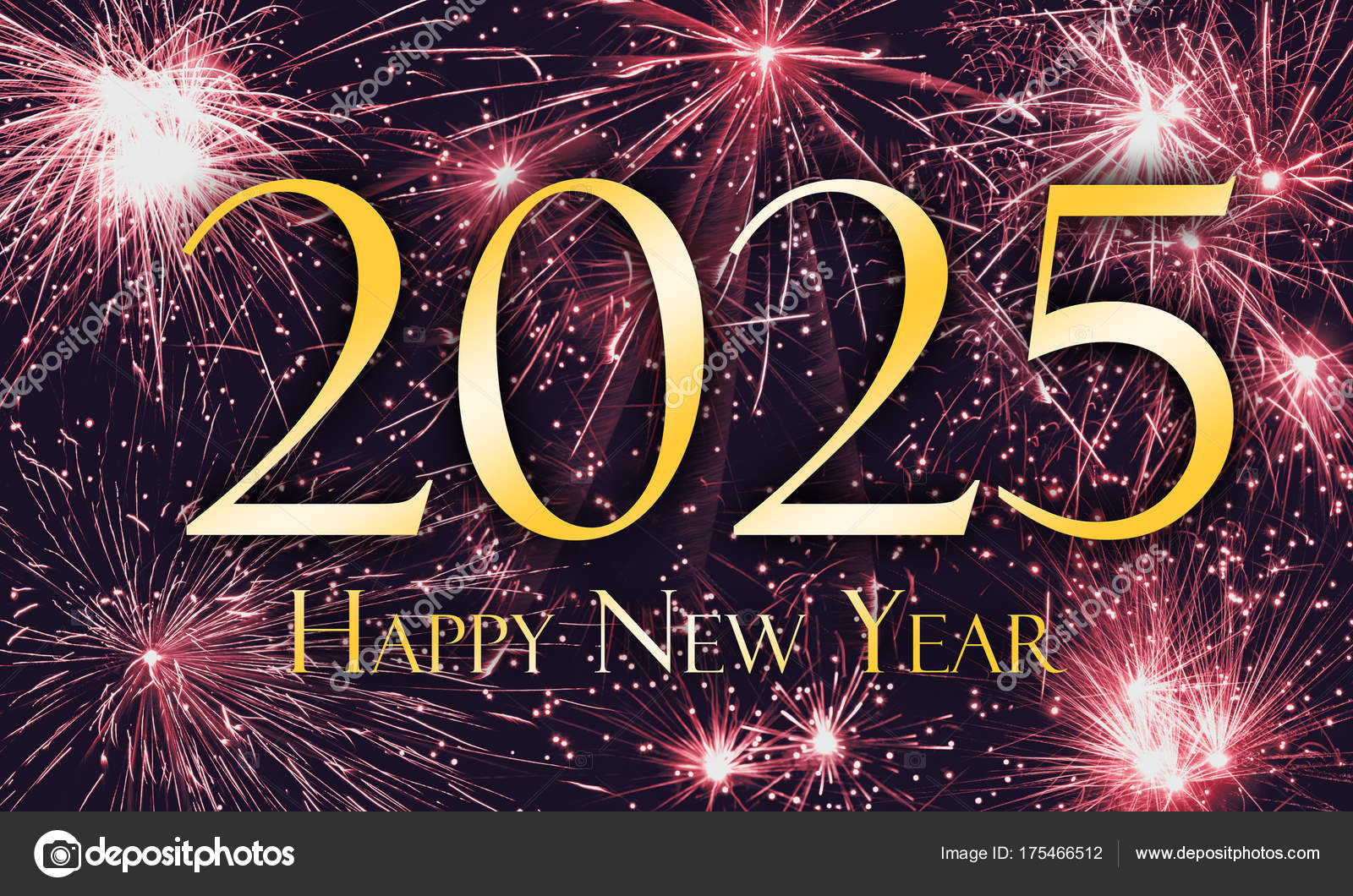 Happy New Year Card Number — Stock Photo © JNaether #175466512