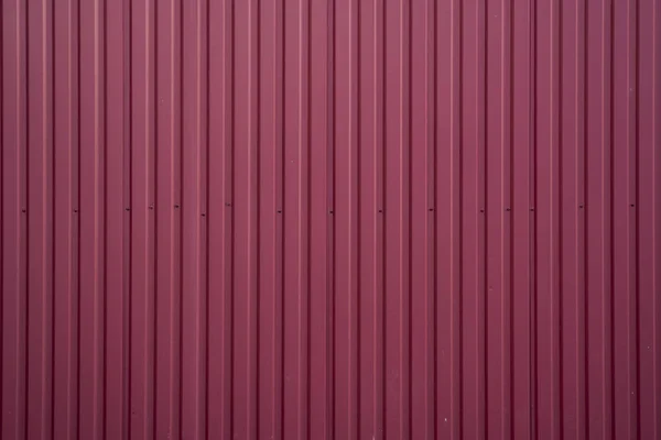 Red Corrugated metal sheet texture surface of the wall. Galvanize steel ...