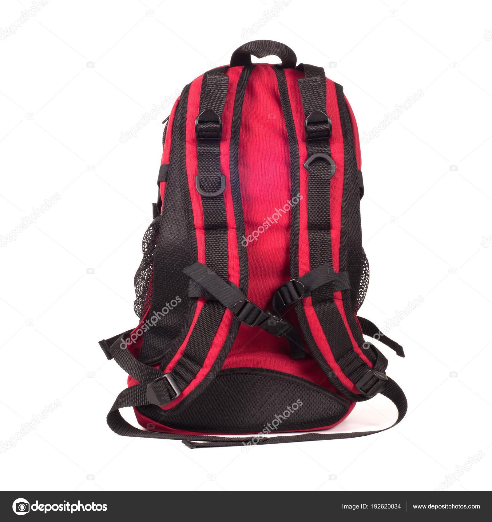 Backpack Isolated White Background Children's School Satchel Colored ...