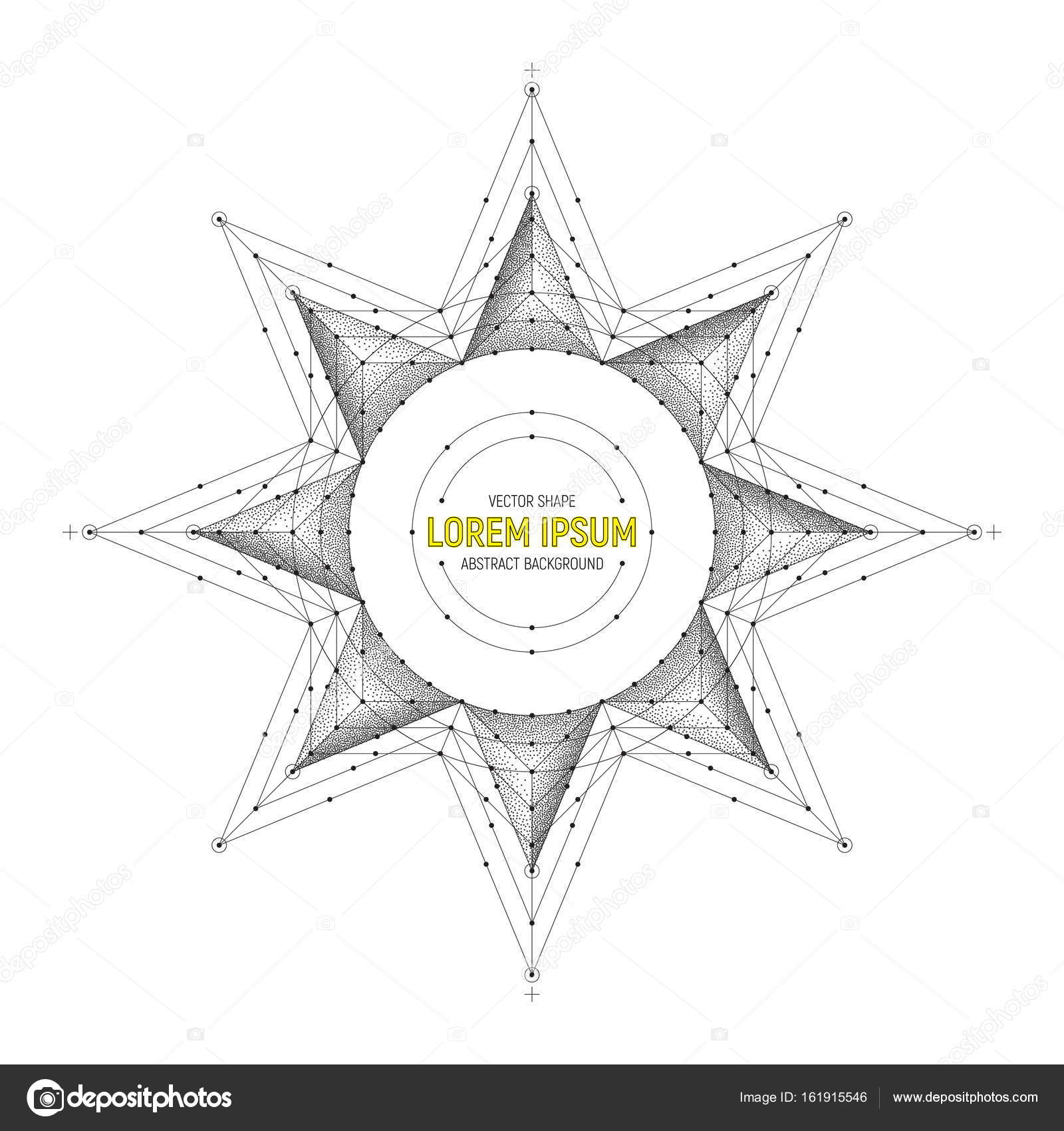 Vector Star Geometric Symbol Art Illustration Stock Vector Image by ...