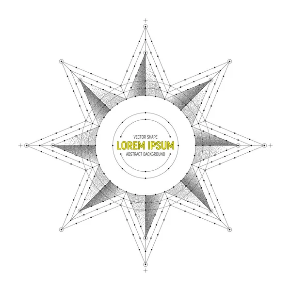 Vector Star Geometric Symbol Art Illustration Stock Vector Image by ...