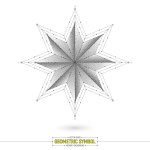 Vector Star Geometric Symbol Art Illustration Stock Vector by ...