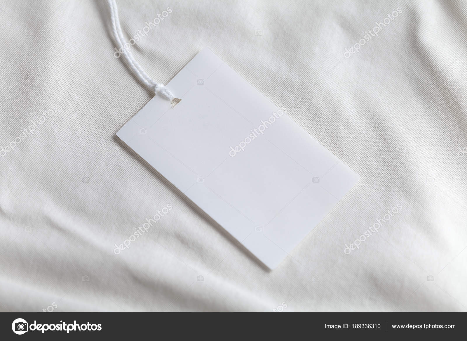 Blank Clothing Tag