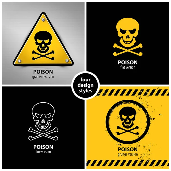 Different hazard symbols Vector Art Stock Images | Depositphotos