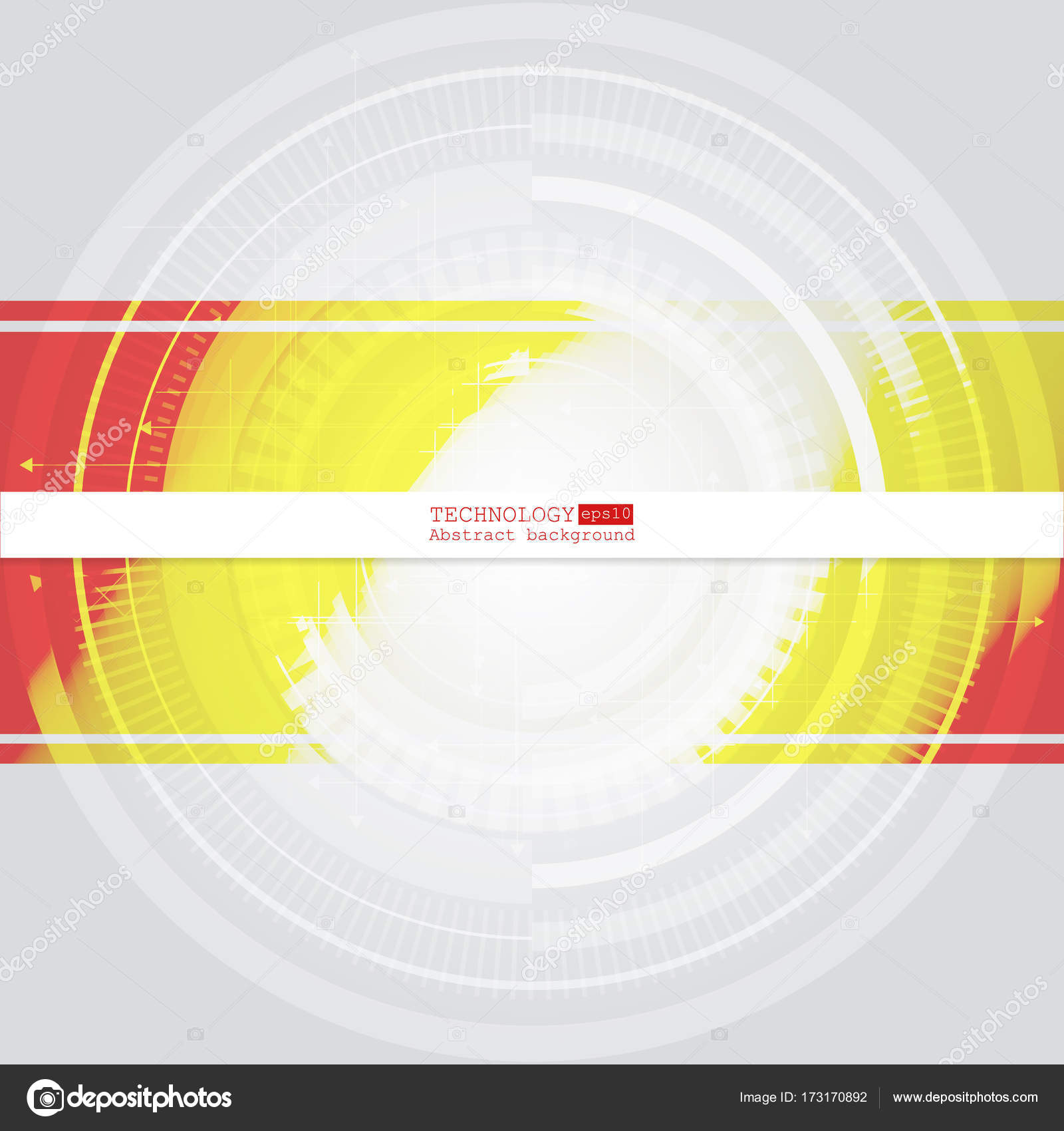 Techno Vector Circle Abstract Background Stock Vector Image by ...