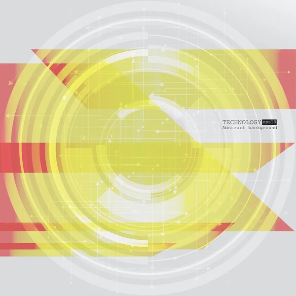Techno Vector Circle Abstract Background Stock Vector Image by ...
