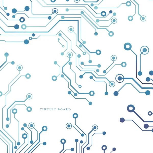 Circuit Board Technology Background Vector Illustration Eps Stock ...