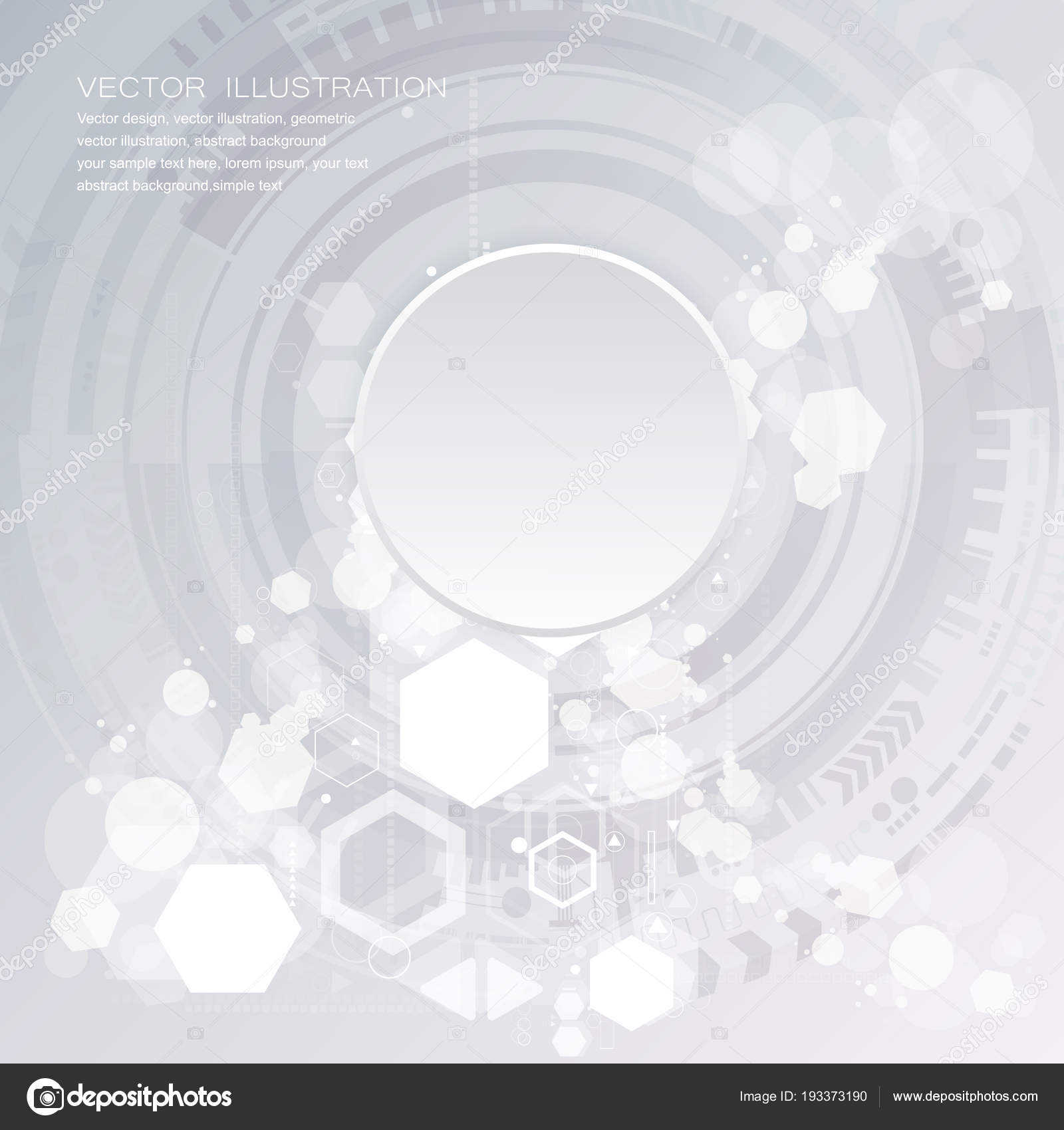 Abstract Technological Background Various Technological Elements Structure Pattern Technology ...