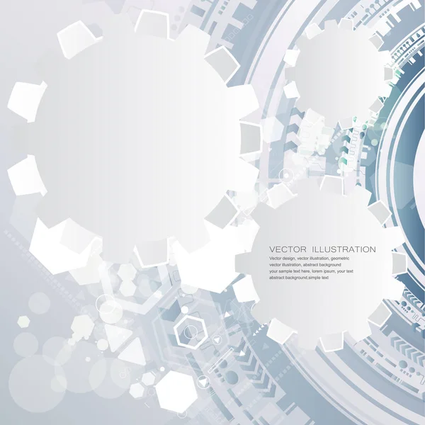 Technology Background Abstract Digital Tech Circle Various ...