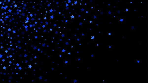 Many Random Falling Stars Confetti on Dark Sky Background. Stock Vector ...