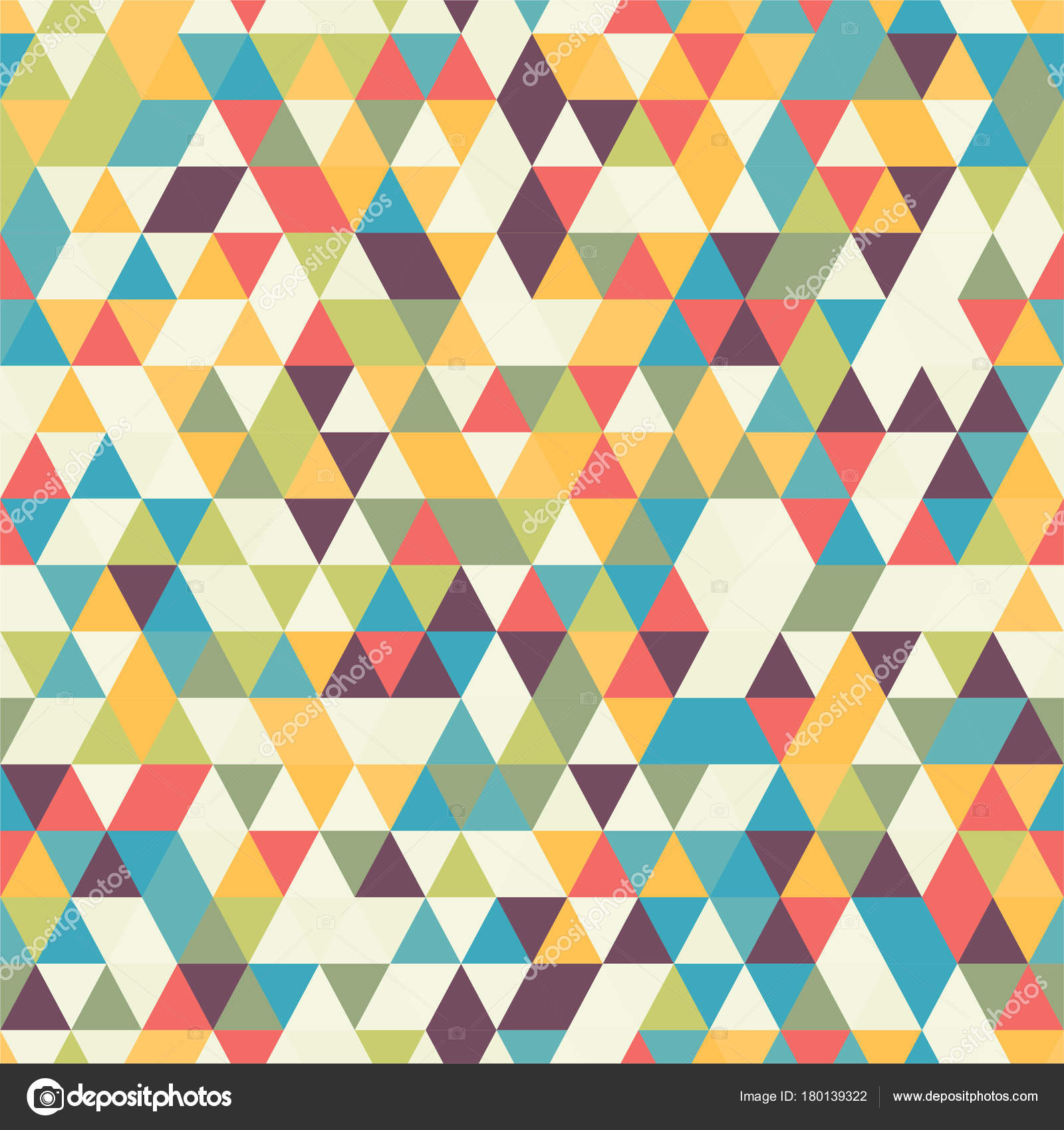 Riangle Seamless Background with Triangle Shapes of Different colors ...