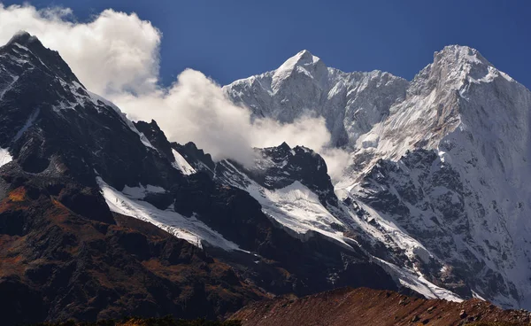 Landscape Everests Eastern Face Everest Overlooking Stock Photo by ...