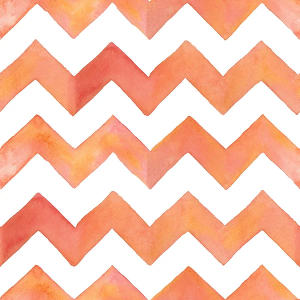 Watercolor Hand Drawn Zigzag Pattern Seamless Pattern Zigzag Lines ...