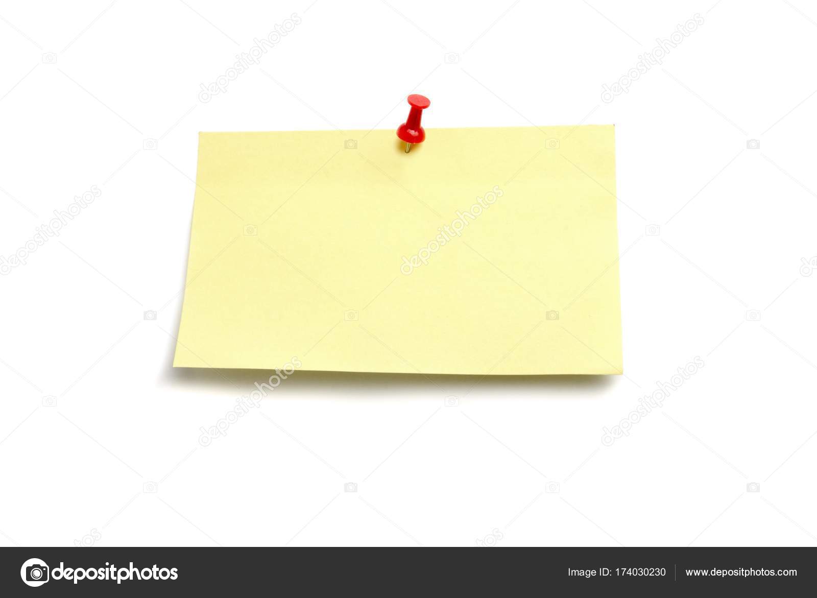 Yellow Office Note Pin — Stock Photo © imagebrokermicrostock #174030230