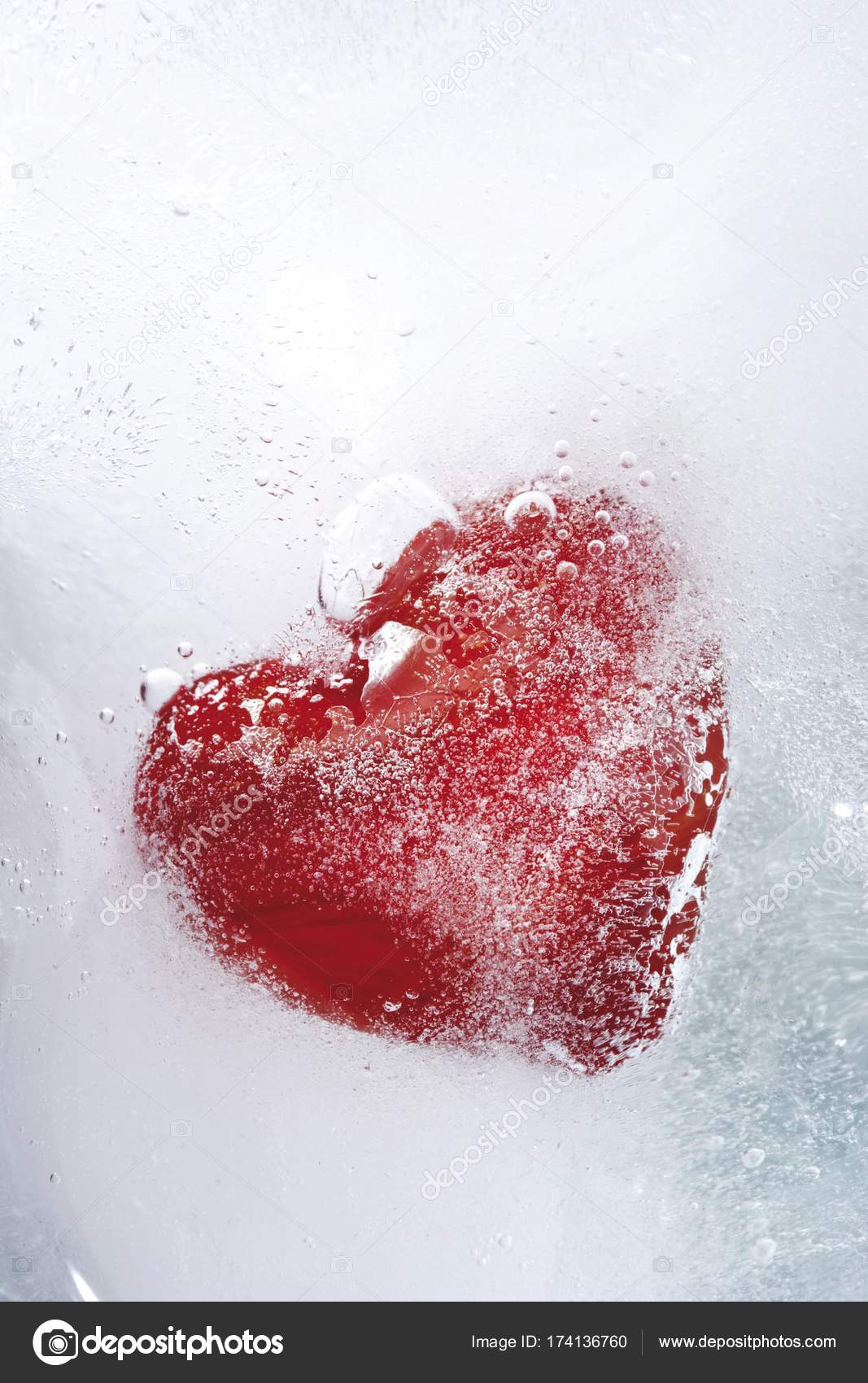 Heart Frozen Block Ice Stock Photo by ©imagebrokermicrostock 174136760