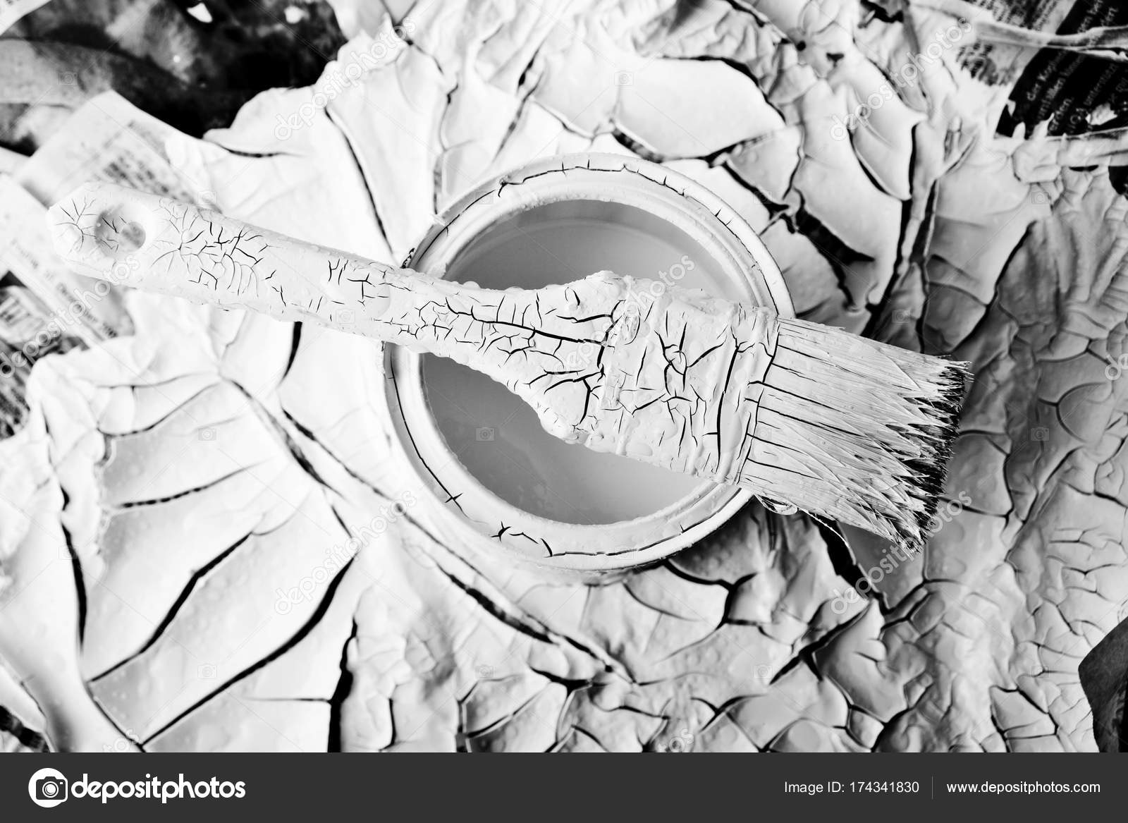 Silver paint color — Stock Photo © imagebrokermicrostock #174341830