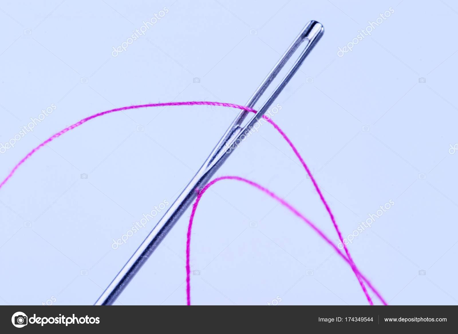 Twine Needle Pink Thread Spool — Stock Photo © imagebrokermicrostock ...