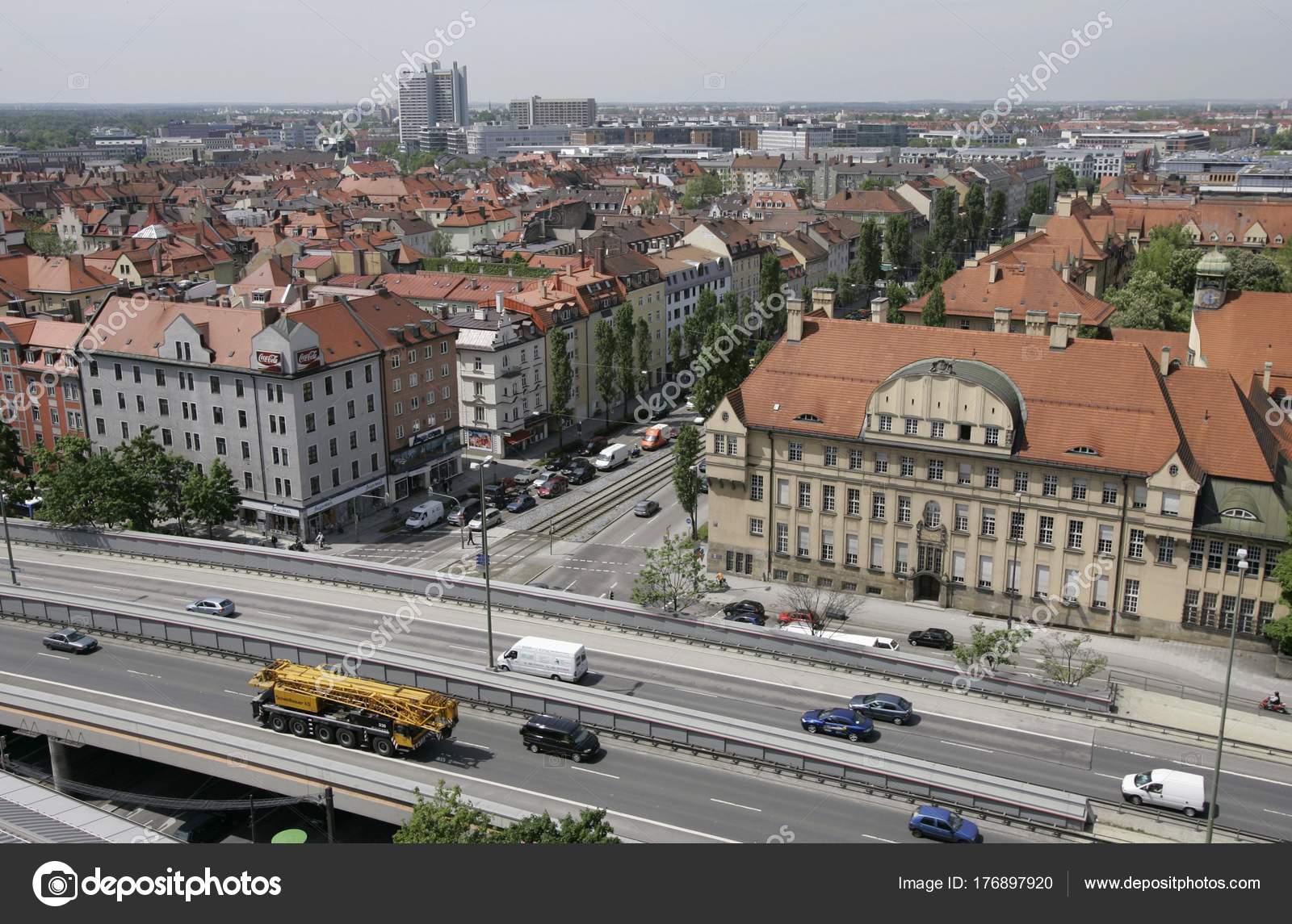 Munich Deu May 2005 Donnersberger Bridge Munich Right Hand Side – Stock ...