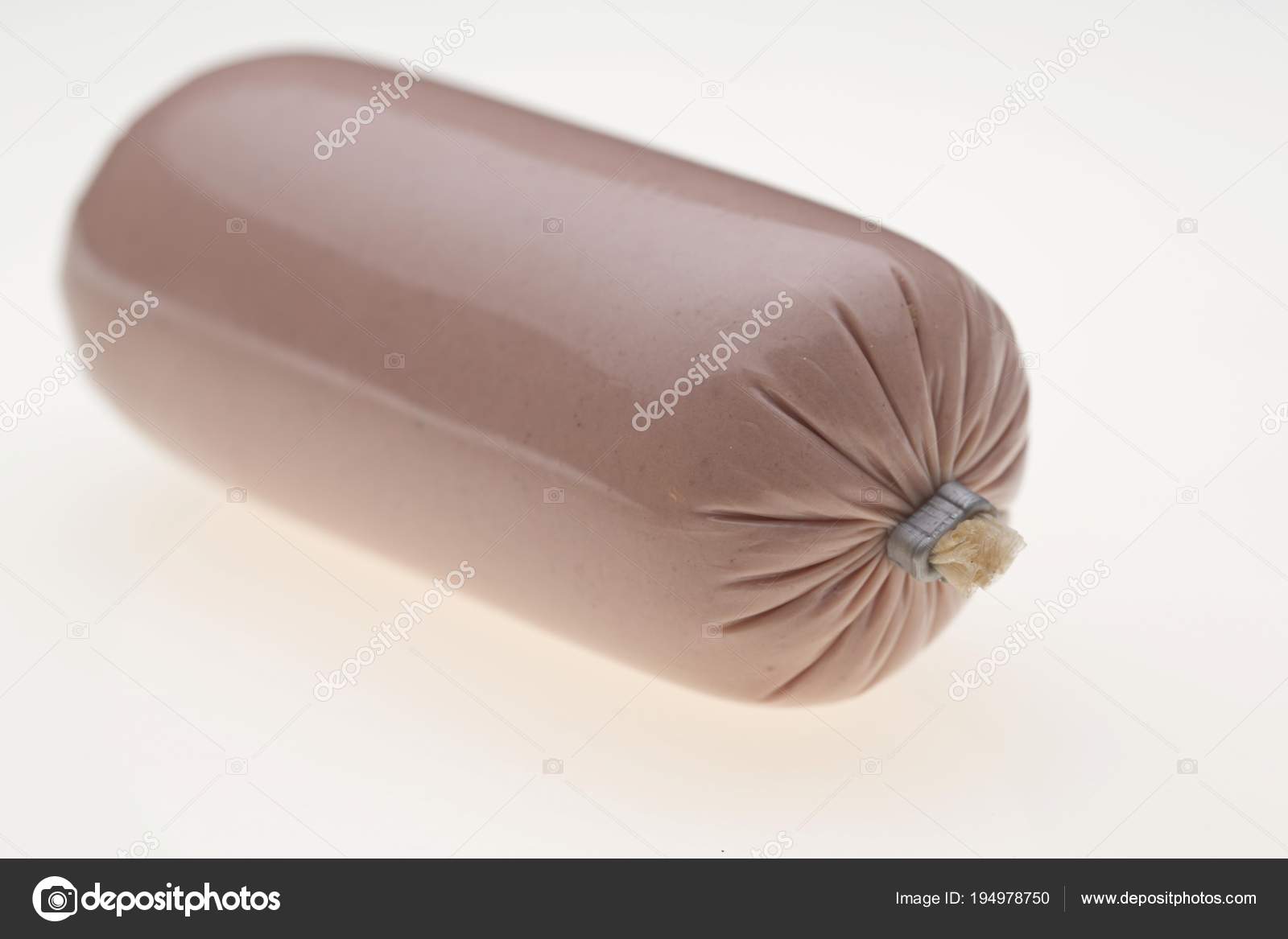 Fine Calves Liverwurst Artificial Casing Bergisches Land Germany Europe ...