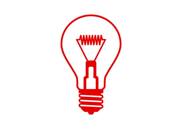 Red Light Bulb Icon