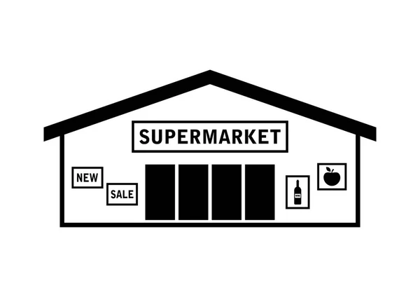 Supermarkt Tekening