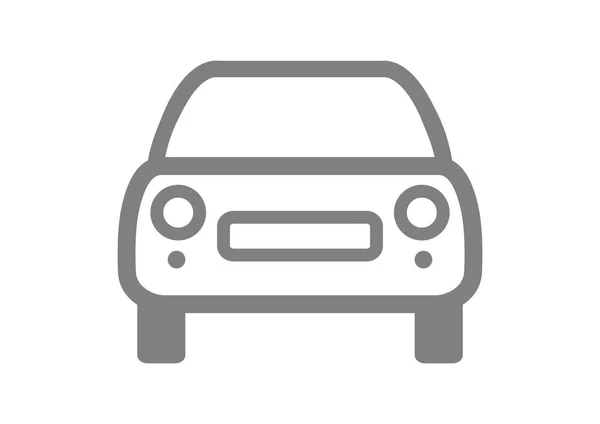 Grey car icon on white background Stock Vector by ©Anthonycz 52282179