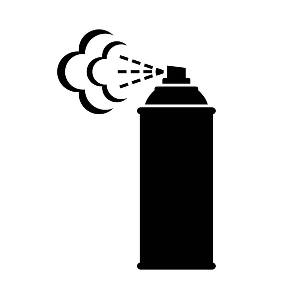 Black spray can icons on white background Stock Vector Image by ...