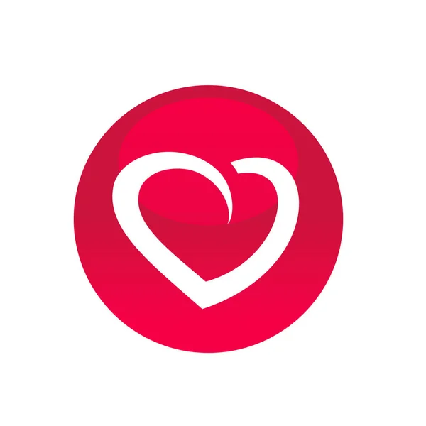 Acorn Heart Logo Template Oak Nut Love Symbol Vector Illustration Stock ...