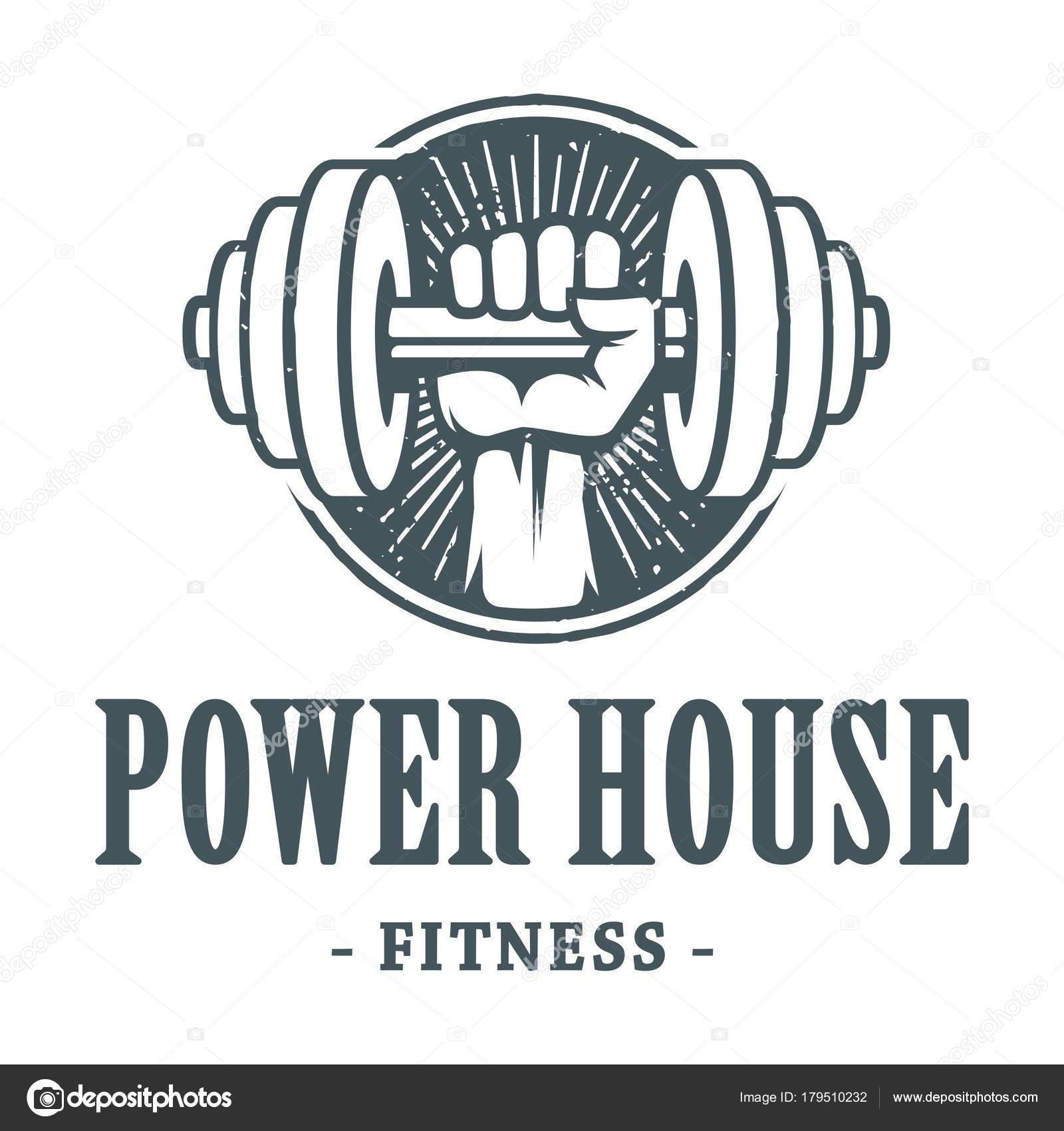 Powerhouse Gym Logo Vector