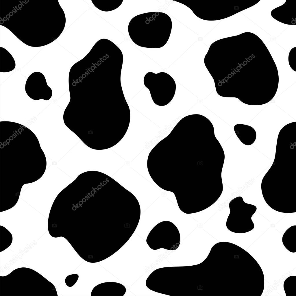 Vector cow print. Stock Vector Image by ©Elena_Bessonova #130491682