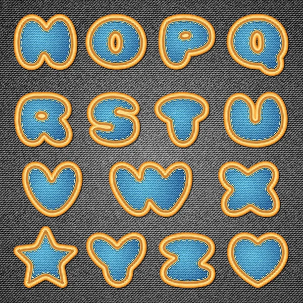 Patchwork Font — Stock Vector © AvelKrieg #24801731