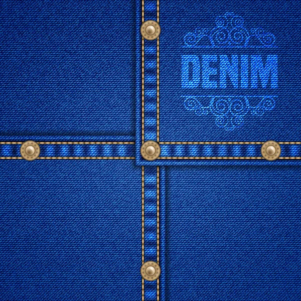 Denim background. — Stock Vector © DIDDLE #7555632