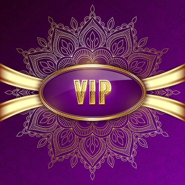 Vintage luxury gold frame 124 — Stock Vector © Donnay #10006397