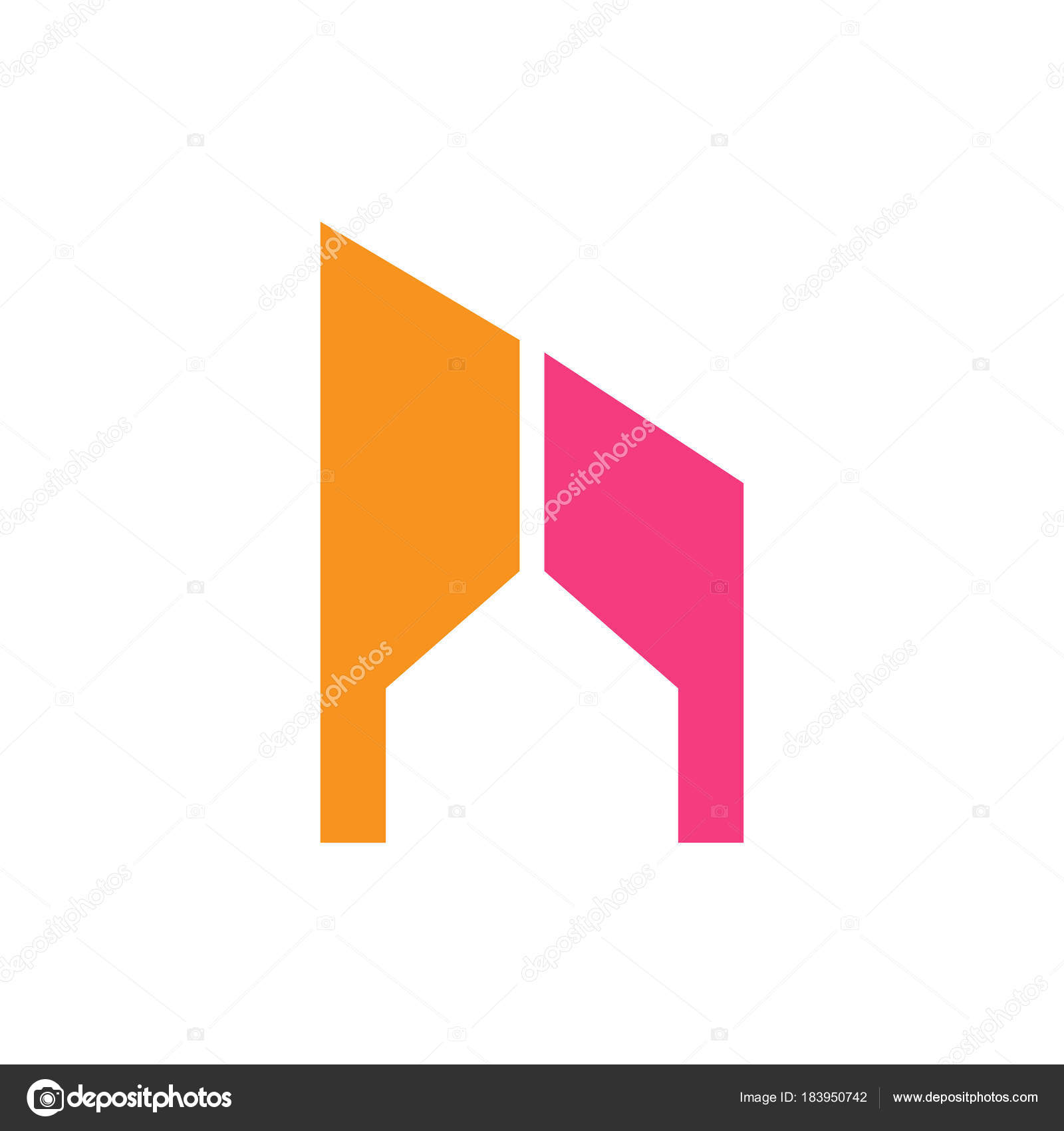 Simple Abstract Commercial Tower Symbol Stock Vector Image by ©svvell ...