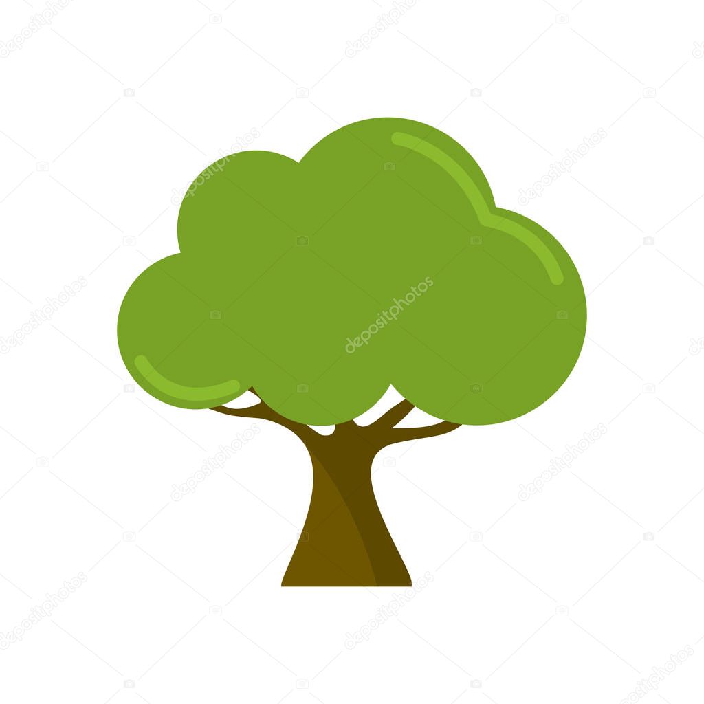 Ilustraci n simple aislada de la planta del rbol del estilo de la historieta 2024