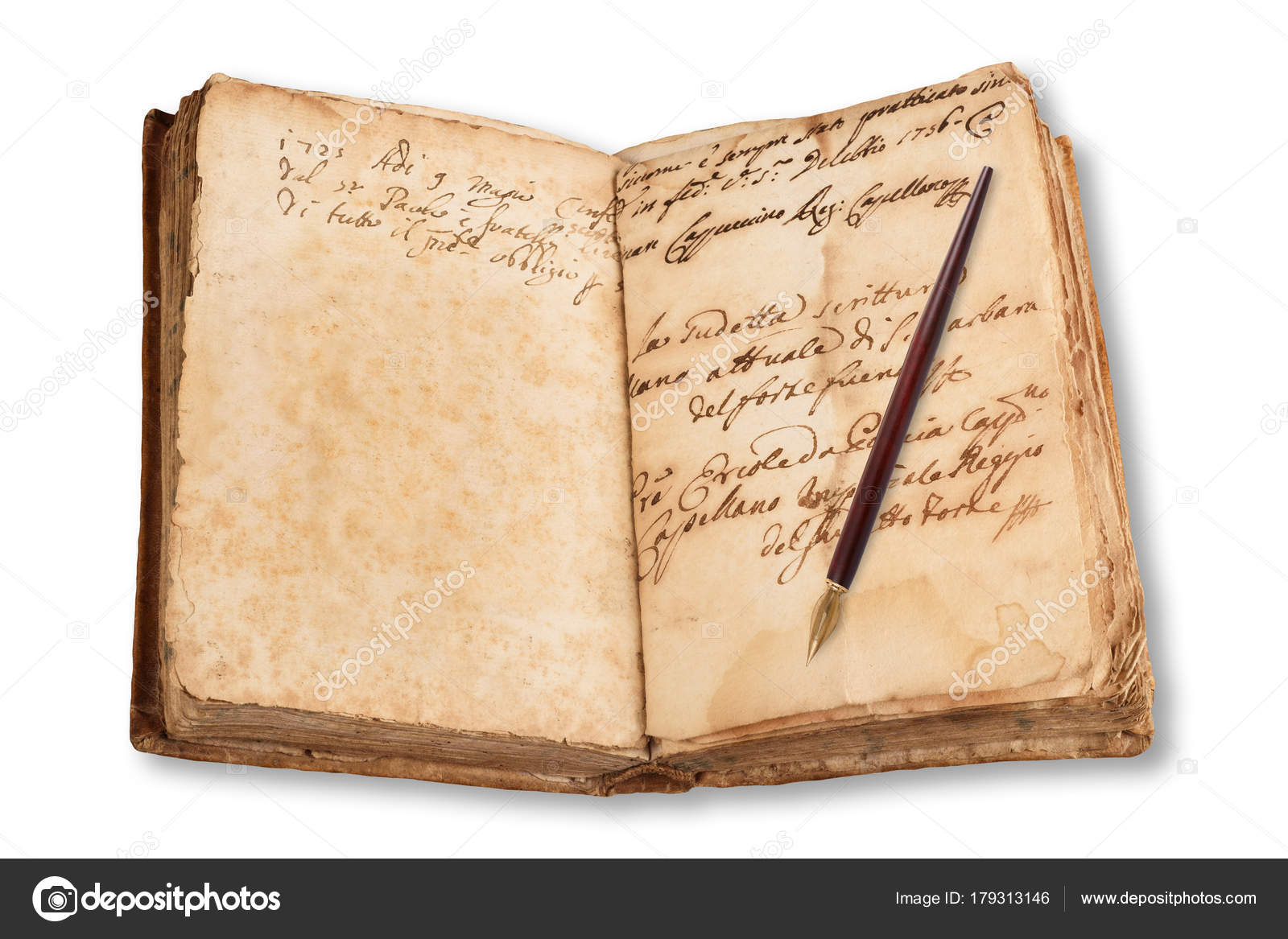 Old copybook with nib Stock Photo by ©scis65 179313146