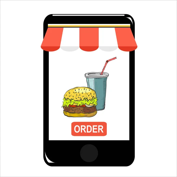 Mobile ordering food Stock Photos, Royalty Free Mobile ordering food ...