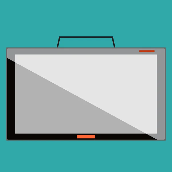 Slide Projector Screen Simply Vector Illustration Stock Vector by ...