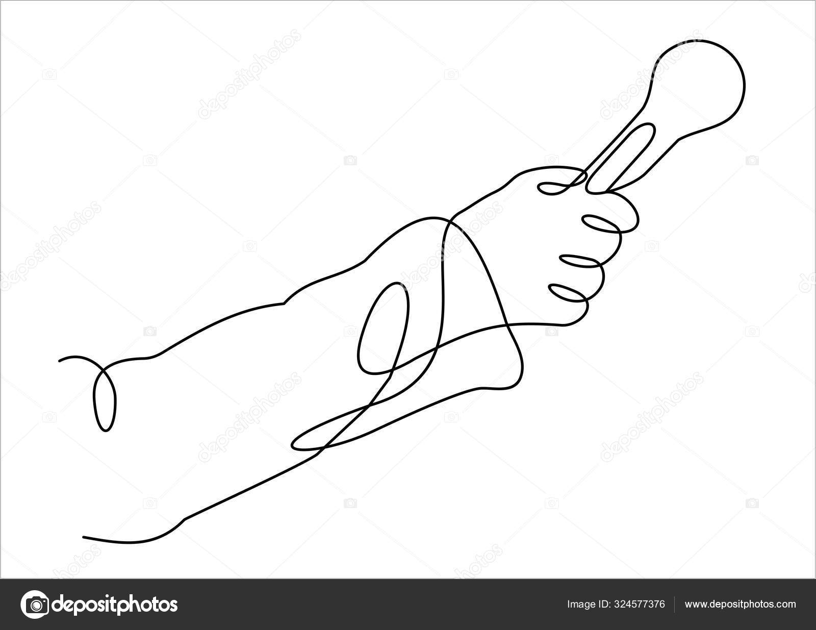 One Thin Line Concept Simply Vector Illustration Stock Vector by ...