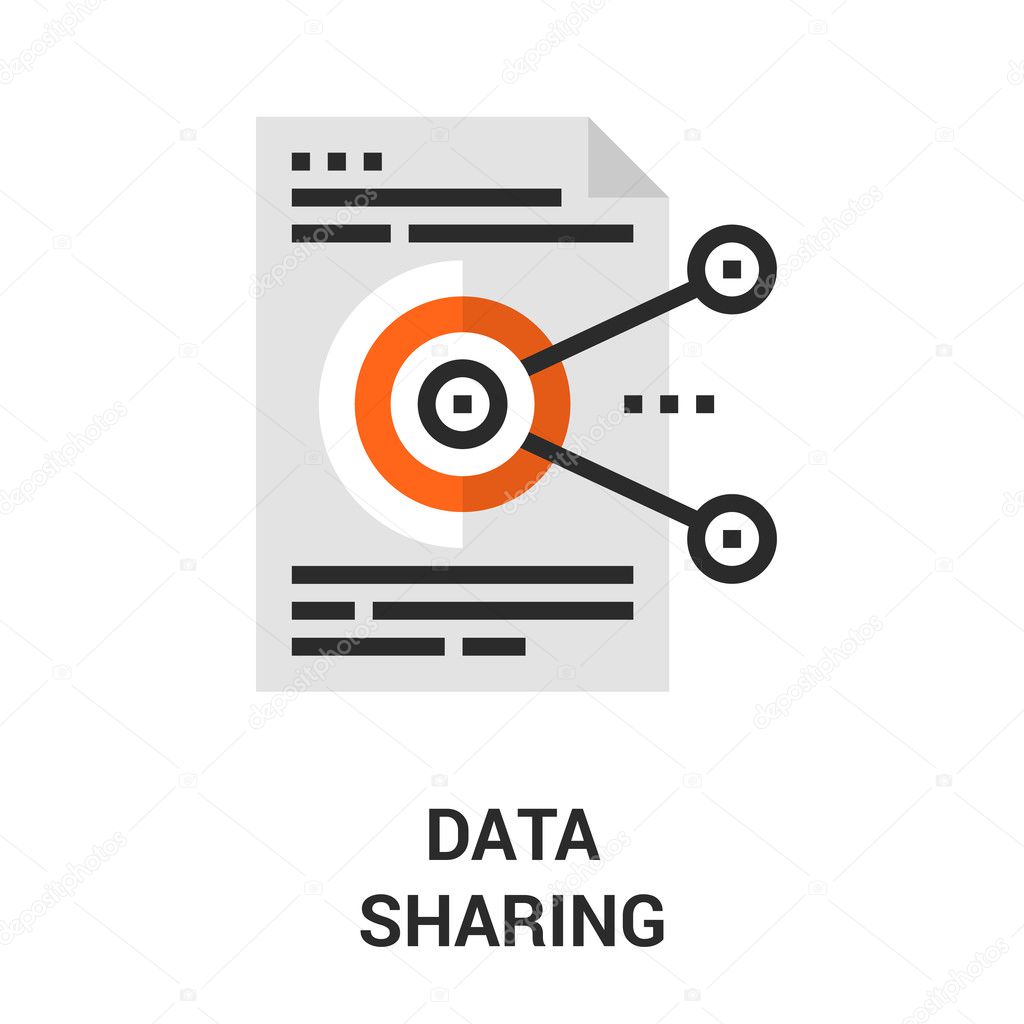 Data sharing icon — Stock Vector © vasabii777 #127071234