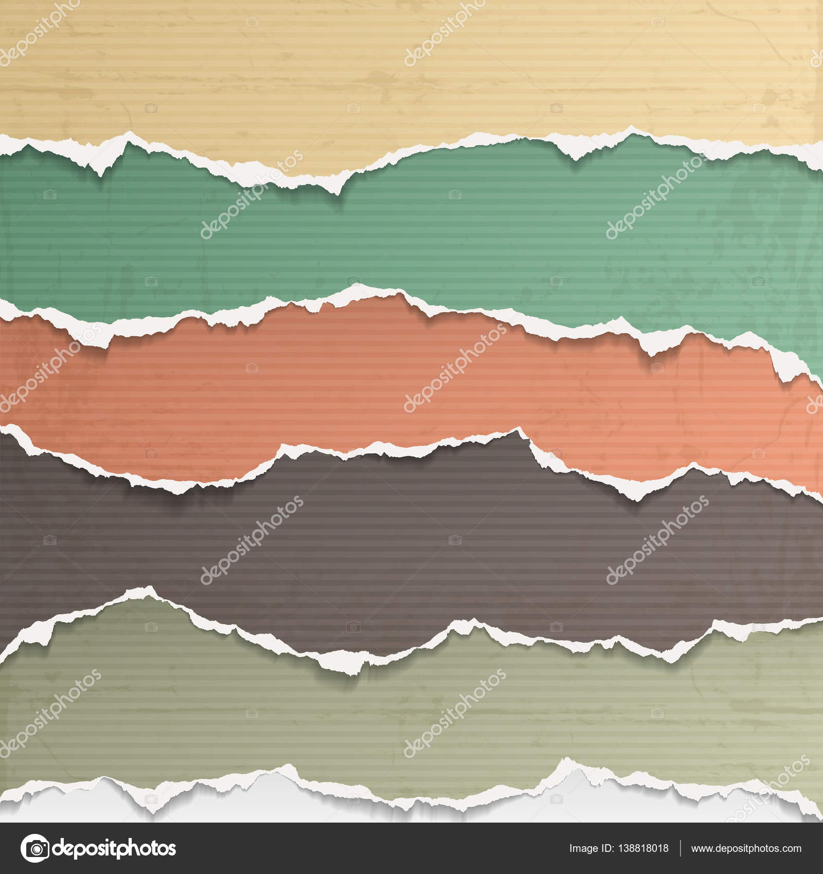 Fondo de papel roto Vector de stock por ©vasabii777 138818018