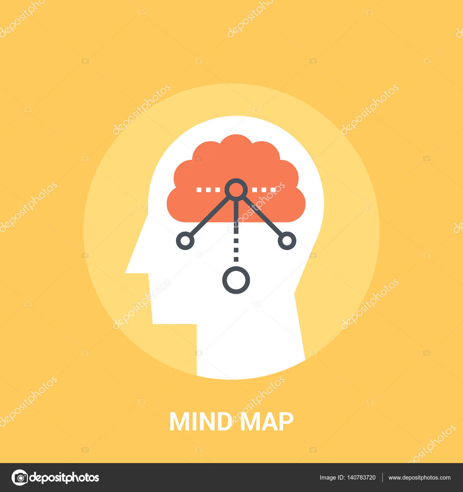 Mind map icon concept Stock Vector Image by ©vasabii777 #140783720