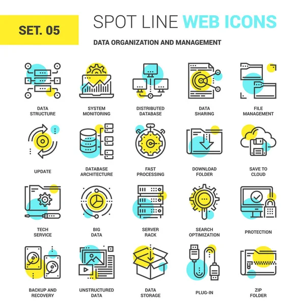 Data Organization and Management Stock Vector Image by ©vasabii777 ...